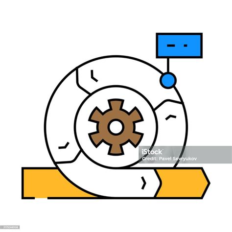 Agile Methodology Analyst Icon Color Illustration Stock Illustration