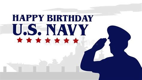 Happy Us Navy Birthday To All American Navy Soldiers Stock Footage