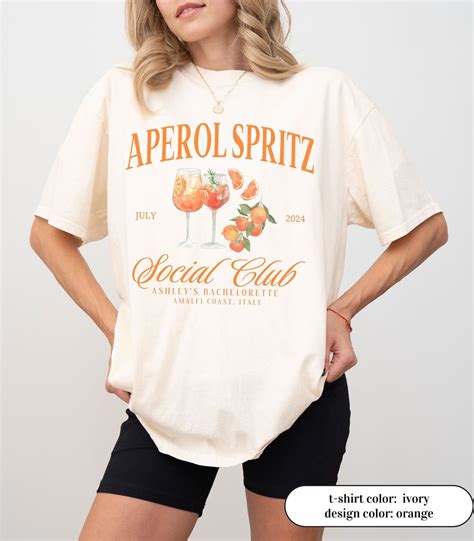 Aperol Spritz Shirt Custom Aperol Spritz Bachelorette Shirt Aperol