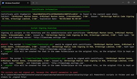 PowerShell Code Sign And Validate Files In A Folder With Optimized Logic Blog Sonnes Cloud