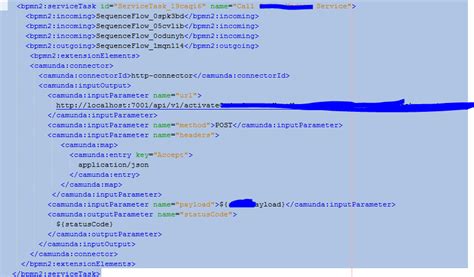 How Do I Send And Receive Json Request While Calling A External Rest From Within The Bpmn
