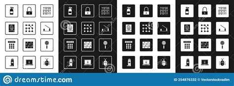 Set Binary Code Graphic Password Protection Fingerprint Fire Extinguisher Parking Car