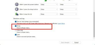 Sleep Option Is Missing On Windows 11 How To Enable It