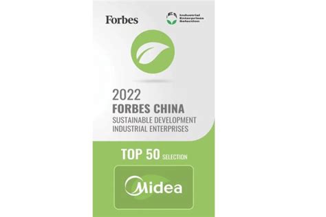 Midea Group Terpilih Sebagai 2022 Forbes China Top 50 Sustainable Development Industrial