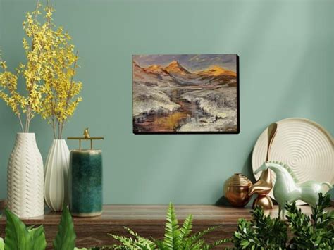 Картина олійними фарбами сонячні гори — ціна 2500 грн у каталозі