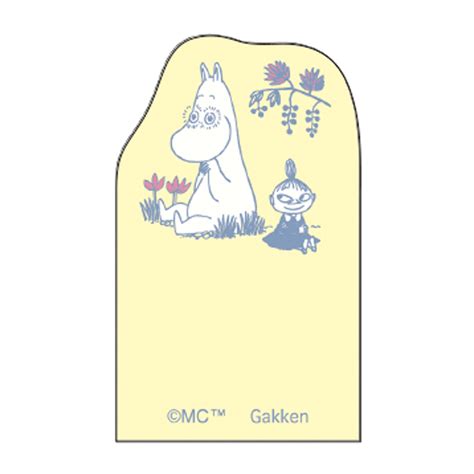 MOOMIN ムーミン 付箋黄色 学研ステイフル
