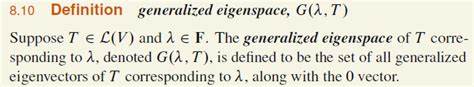 Solved Note This Is A Generalized Eigenspace And Solution