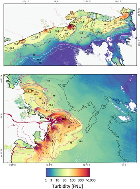 Turbidity Map Estimated From Landsat 8 Oli Imagery Acquired On 19 Download Scientific Diagram