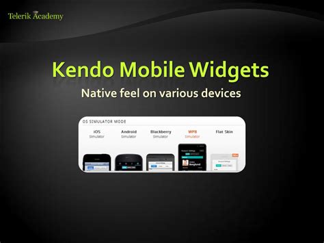 Ppt Kendo Ui Mobile Powerpoint Presentation Free Download Id1915627