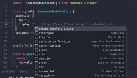 ComponentStyleConfig Not Showing Suggestions To Css Properties Issue Chakra Ui Chakra