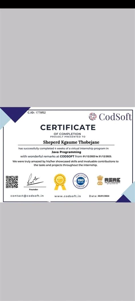 Shepherd Kgaume Thobejane On Linkedin Codsoft Cip Internship Webdevelopment 14 Comments