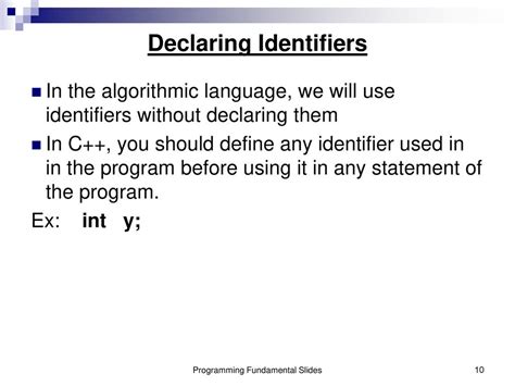 Data Types Identifiers And Expressions Ppt Download