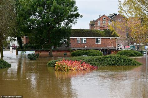 Tewkesbury Remains Under Water For A Second Day With 118 Flood Alerts And Warnings In Place
