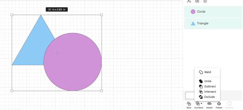 Cricut Combine Tool How To Weld Unite Subtract Intersect And Exclude Angie Holden The