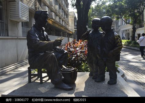 广州沙面雕塑作品高清图片下载 红动中国