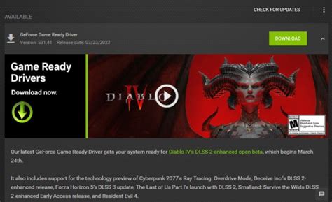 Ya está disponible el controlador Game Ready de Nvidia GeForce con soporte para la beta