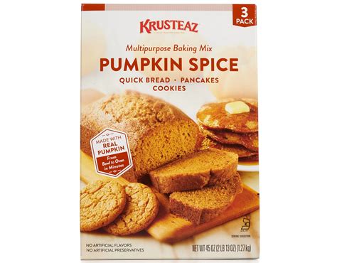 Krusteaz Multipurpose Pumpkin Spice Quick Bread Mix Perfect For