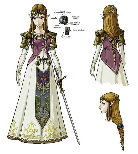 Princess Zelda Twilight Princess Concept Art