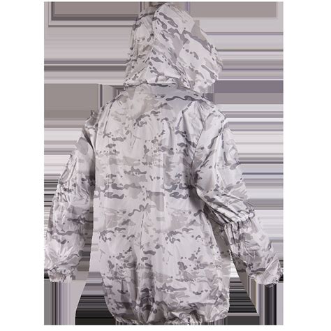 White Multicam Snow Winter Camo Suit Balaclava And Backpack Cover