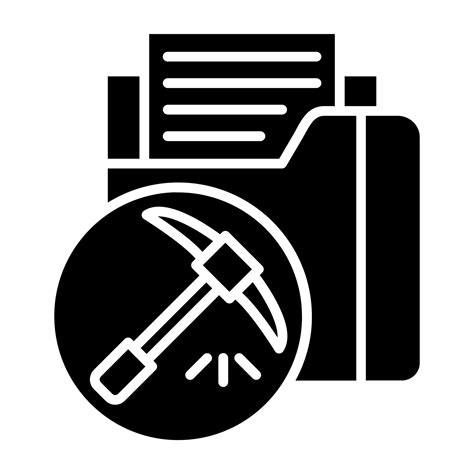 Information Mining Icon Style Vector Art At Vecteezy