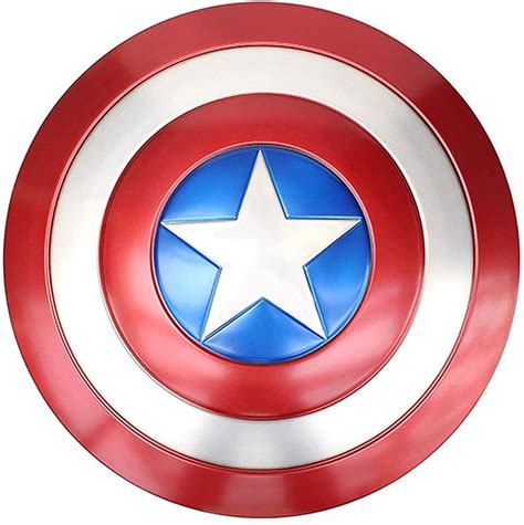 Ardbegcs 18 7 Inch Metal Captain Shield Red Clothing Shoes And Jewelry