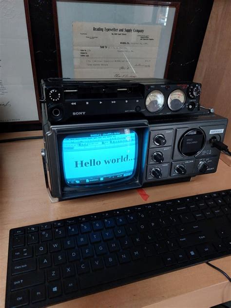 Not A Cyberdeck But Maybe Good Inspiration For Someone Reshape And Elongate The Display And It