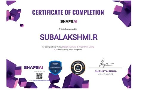 Subalakshmi R On Linkedin Shapeai