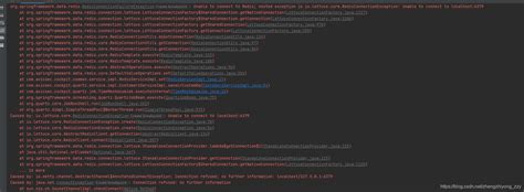 Springboot集成redis， Unable To Connect To Localhost6379springboot中的redis一直localhost Csdn博客