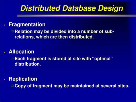 Ppt Distributed Databases Powerpoint Presentation Free Download Id