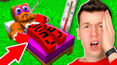 🤒 МОЙ ДРУГ Лёня Сильно ЗАБОЛЕЛ в Майнкрафт ВЛАДУС Youtube