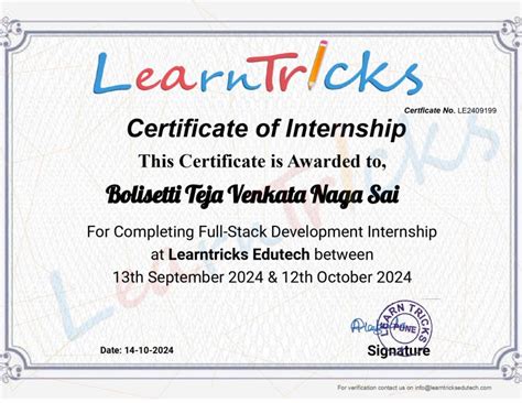 teja bolisetti on linkedin fullstackdevelopment internshipcompleted learntricks webdevelopment…