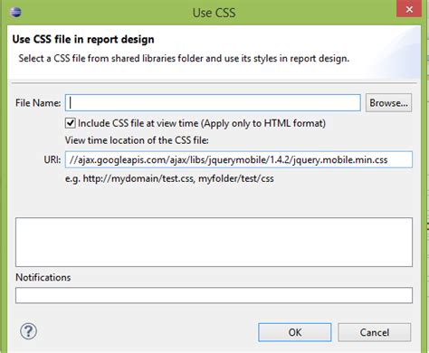 Eclipse Can I Use Css3 In My Birt Report Stack Overflow