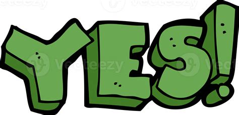 Cartoon Yes Symbol 45061289 Png
