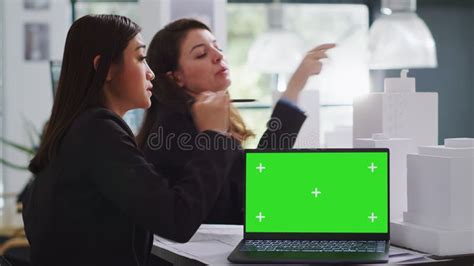 Asian It Engineers Analyzing Greenscreen On Computer And Coding Database Stock Footage Video