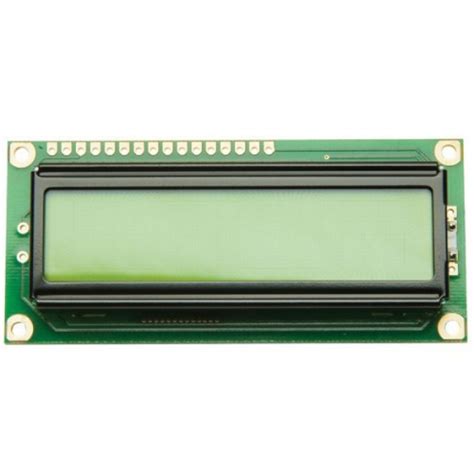 16x2 1602 Character Green Backlight Lcd Display Buy Online At Low Price In India