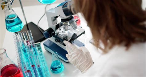 Older Female Scientist In Lab Stock Photo Image Of Lady Scientist 339085366
