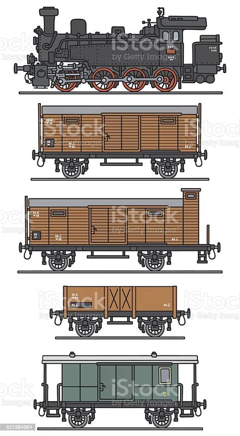 빈티지 연료증기 열차 기차에 대한 스톡 벡터 아트 및 기타 이미지 기차 증기 0명 Istock