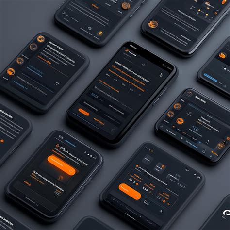 Ui Kit For A Mobile App Premium Ai Generated Image