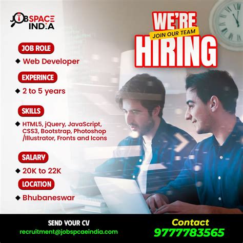 Job Space India On Linkedin Hiring Bhubaneswar Webdeveloper