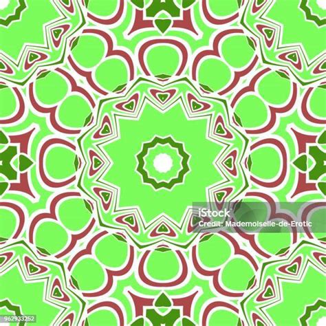 추상적인 기하학적 꽃의 패턴입니다 원활한 벡터 일러스트입니다 디자인에 대 한 인사 카드 배경 벽지 인테리어 디자인 꽃 식물에 대한 스톡 벡터 아트 및 기타 이미지 Istock