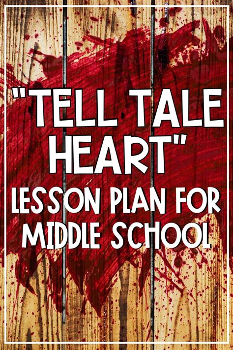 Edgar Allan Poe S Tell Tale Heart Lesson Plan Artofit