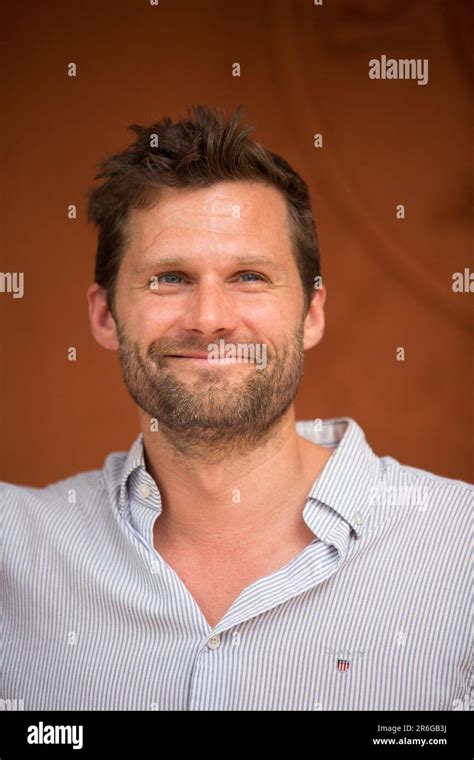 Paris France 09th June 2023 Alexis Michalik In The Stands During