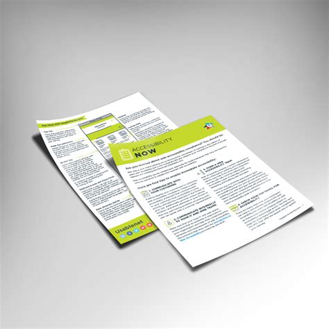 Checklist Accessibility Now On Behance