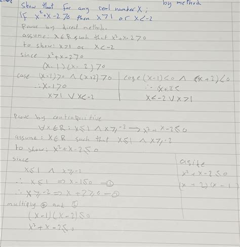 Solved Show That For Any Real Number X ﻿if X 2 10