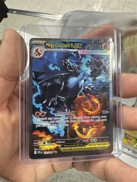 Mega Charizard X Ex 2025 Mega Evolution Phantasmal Flames 125 94