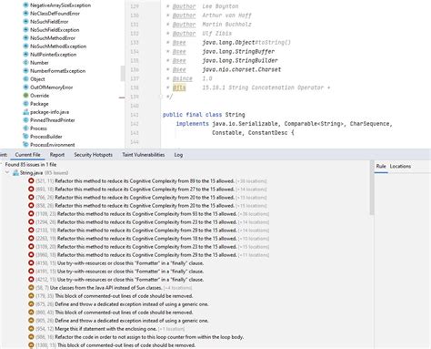 Piotr Lipski On Linkedin Now What Get Rid Of Javalangstring Or Sonarlint