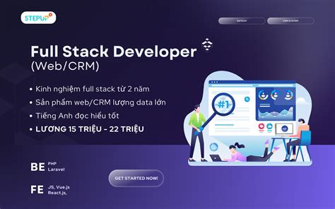 Full Stack Developer Webcrm Php Laravel Js Vuejs Reactjs Step