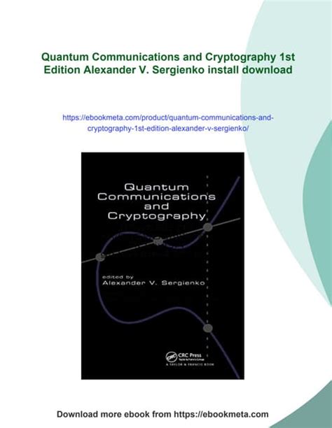 Quantum Communication And Its Applications Pptx