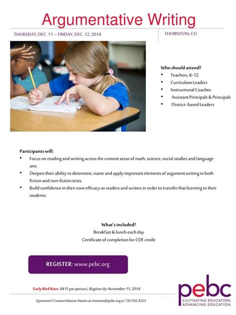 PPT Argumentative Writing PowerPoint Presentation Free Download ID 3170554