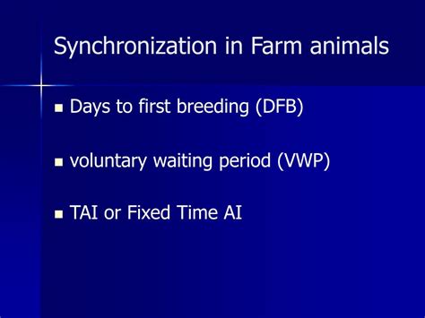 Ppt Estrous Synchronization And Ovulation Induction Powerpoint Presentation Id 1009561